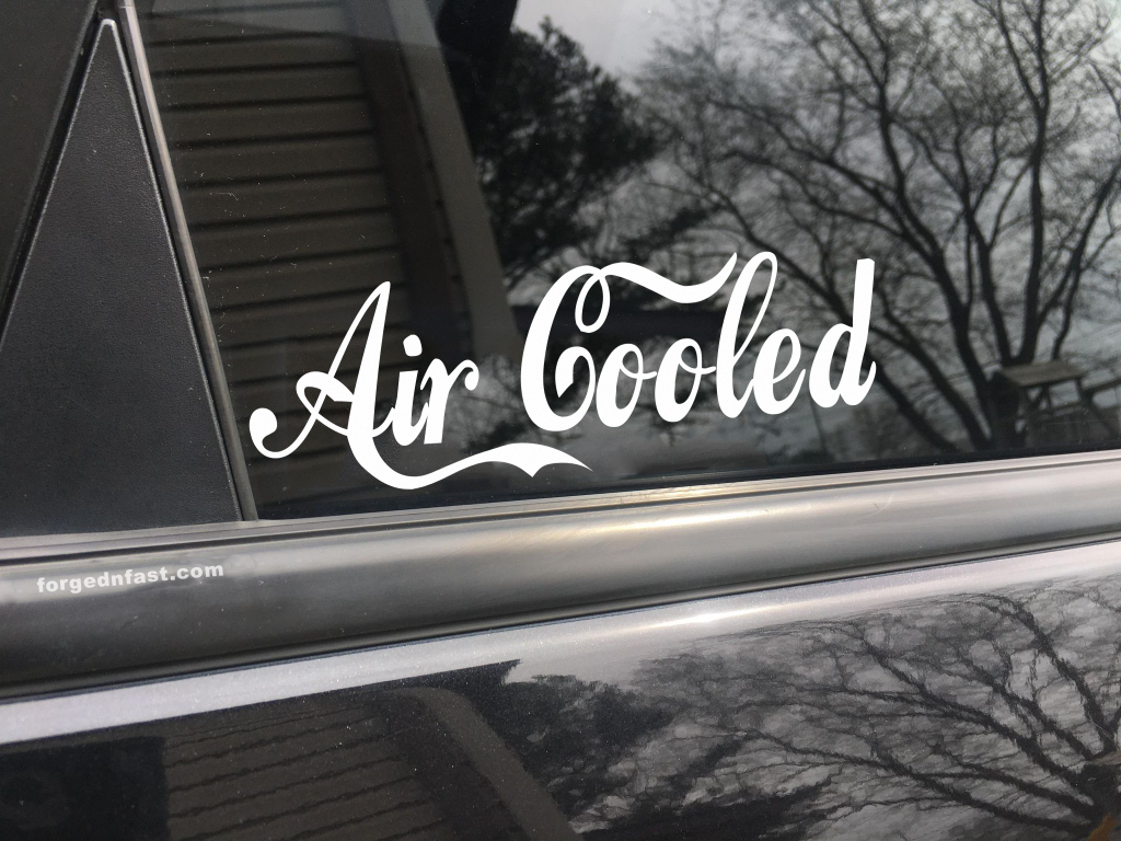 Air cooled, car decal, bumper sticker, truck decal, funny car decal ...