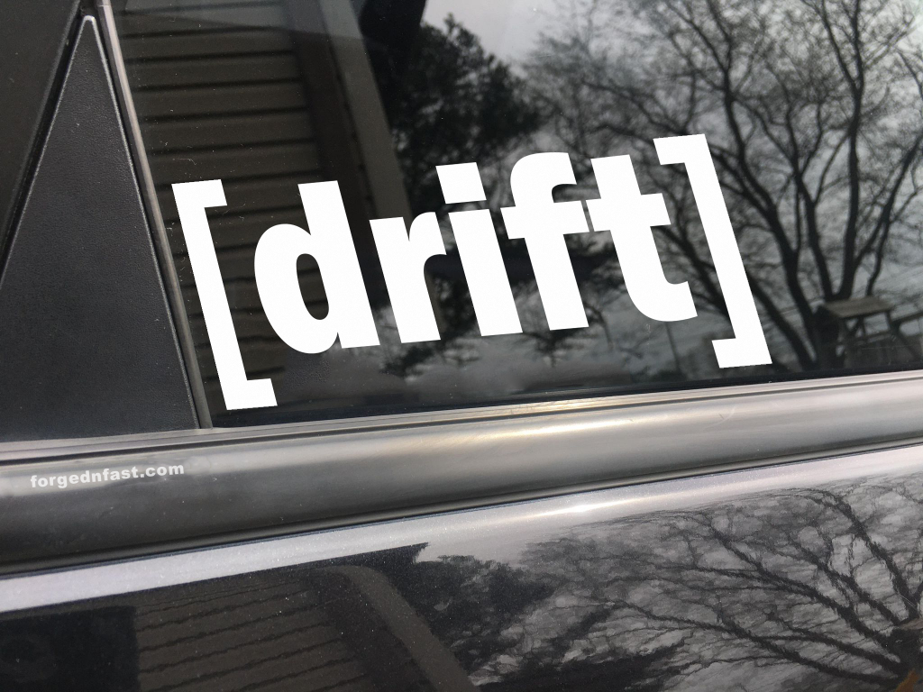 Drift, car decal, bumper sticker, truck decal, funny car decal - Forged ...