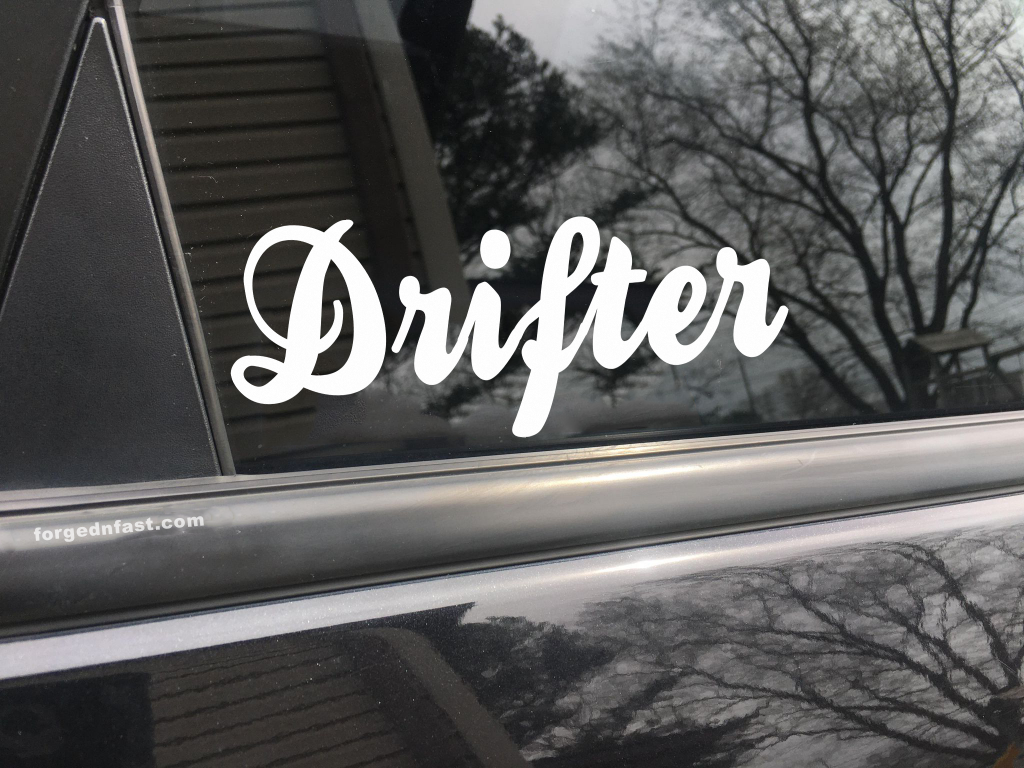 Drifter, car decal, bumper sticker, truck decal, funny car decal ...