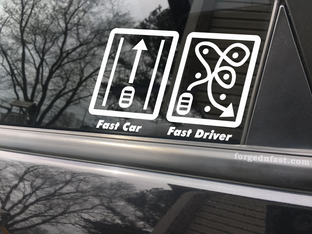 Fast Car Fast driver, car decal, bumper sticker, truck decal, funny car ...