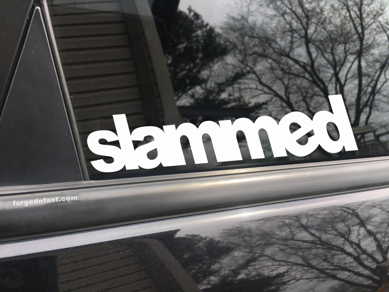Slammed, car decal, bumper sticker, truck decal, funny car decal ...