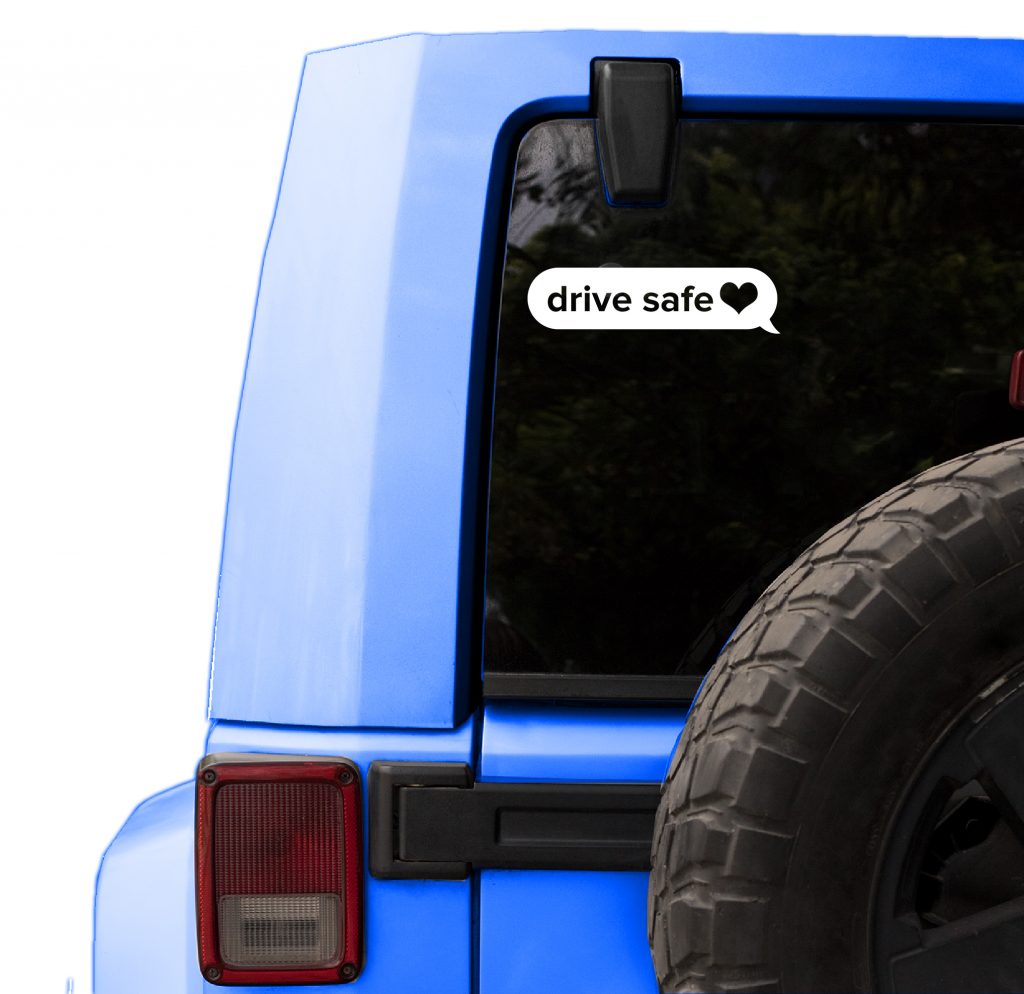 Drive safe, cool decal,car sticker decal - Forged N Fast
