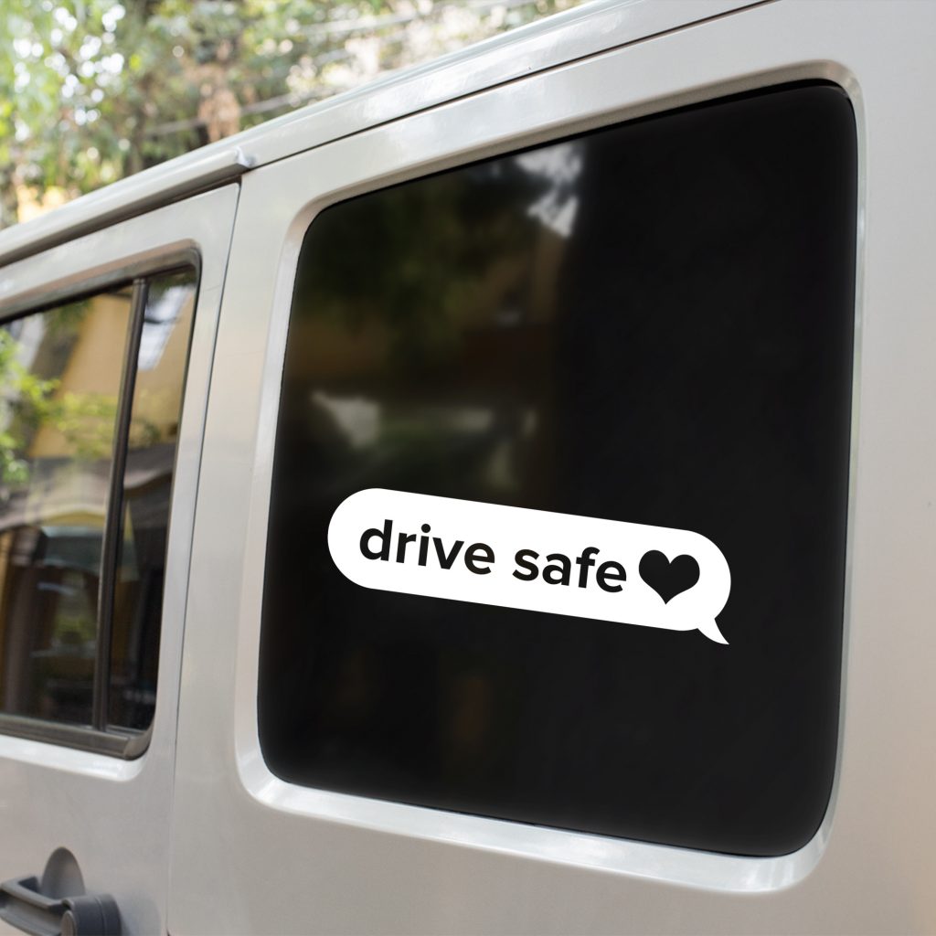 Drive safe, cool decal,car sticker decal - Forged N Fast