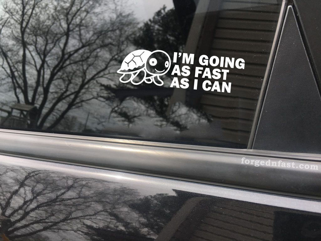I’m Going As Fast As I Can Turtle, cool decal,car sticker decal ...