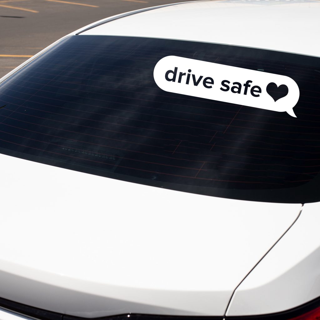 Drive safe, cool decal,car sticker decal - Forged N Fast