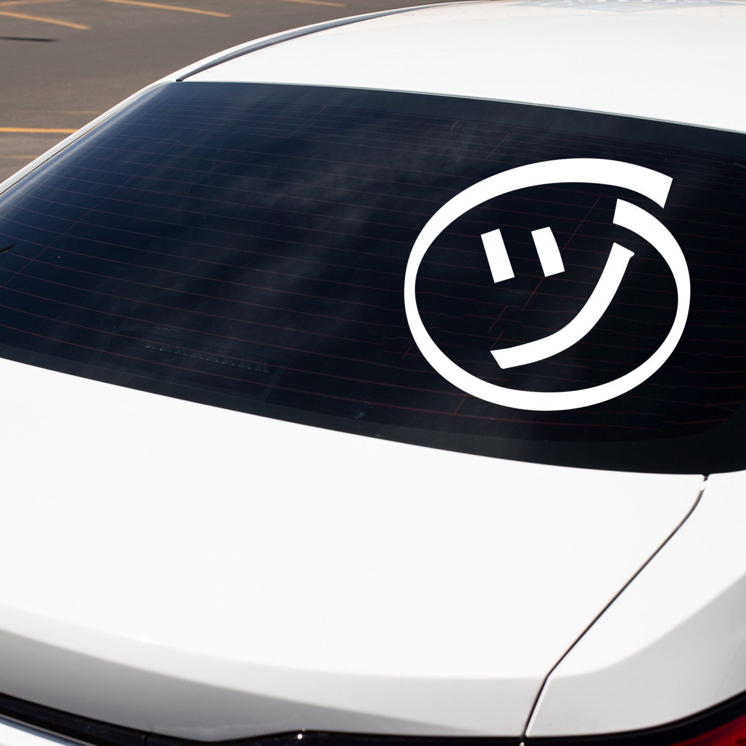 Smiley face, cool decal,car sticker decal - Forged N Fast