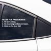 Rules for passengers, cool decal,car sticker decal - Forged N Fast