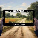 Not Fast Just Loud license plate frame car decal, bumper sticker, truck ...