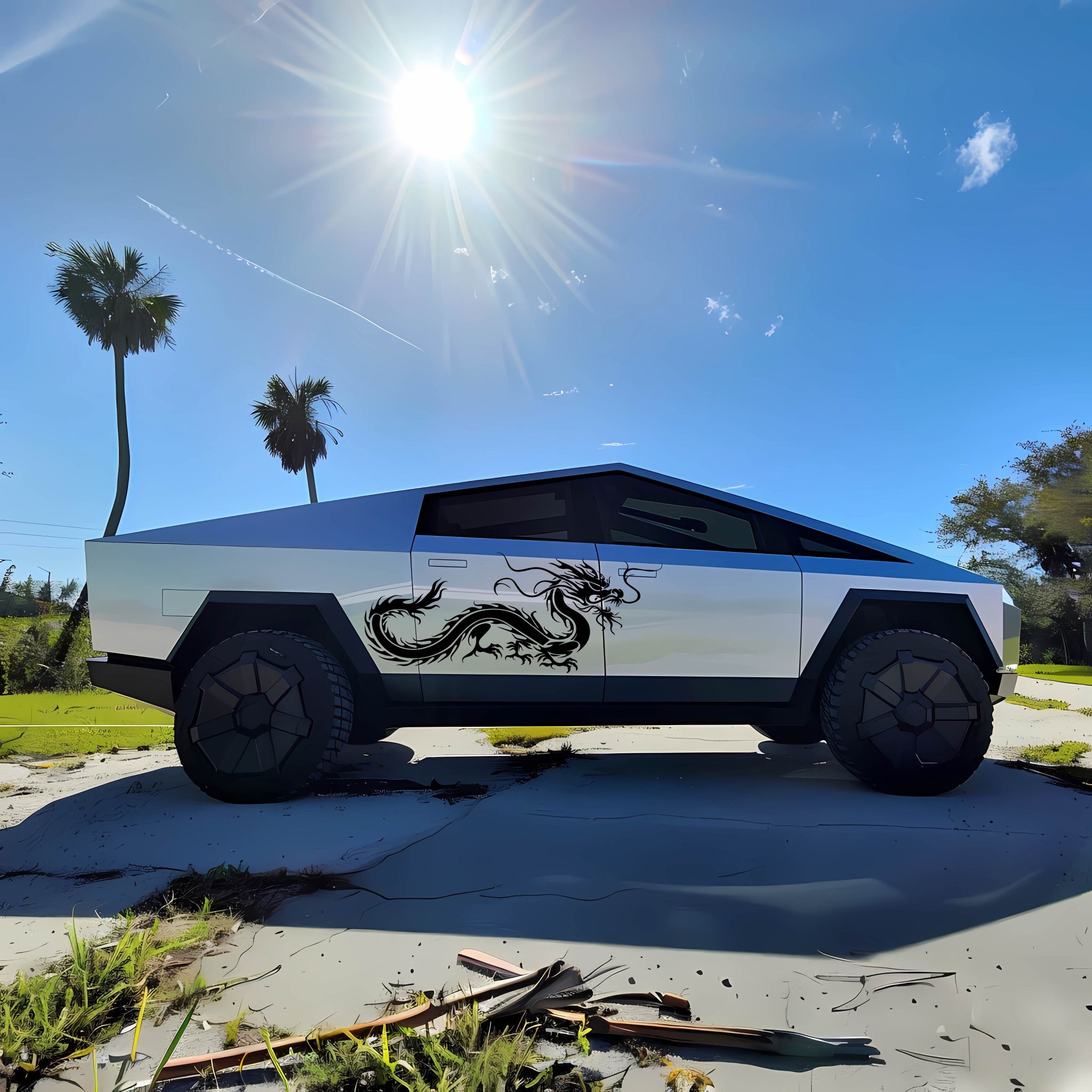 Dragon Decal, Huge Car Decal, JDM, Cool Car Decal, Funny Decal ...