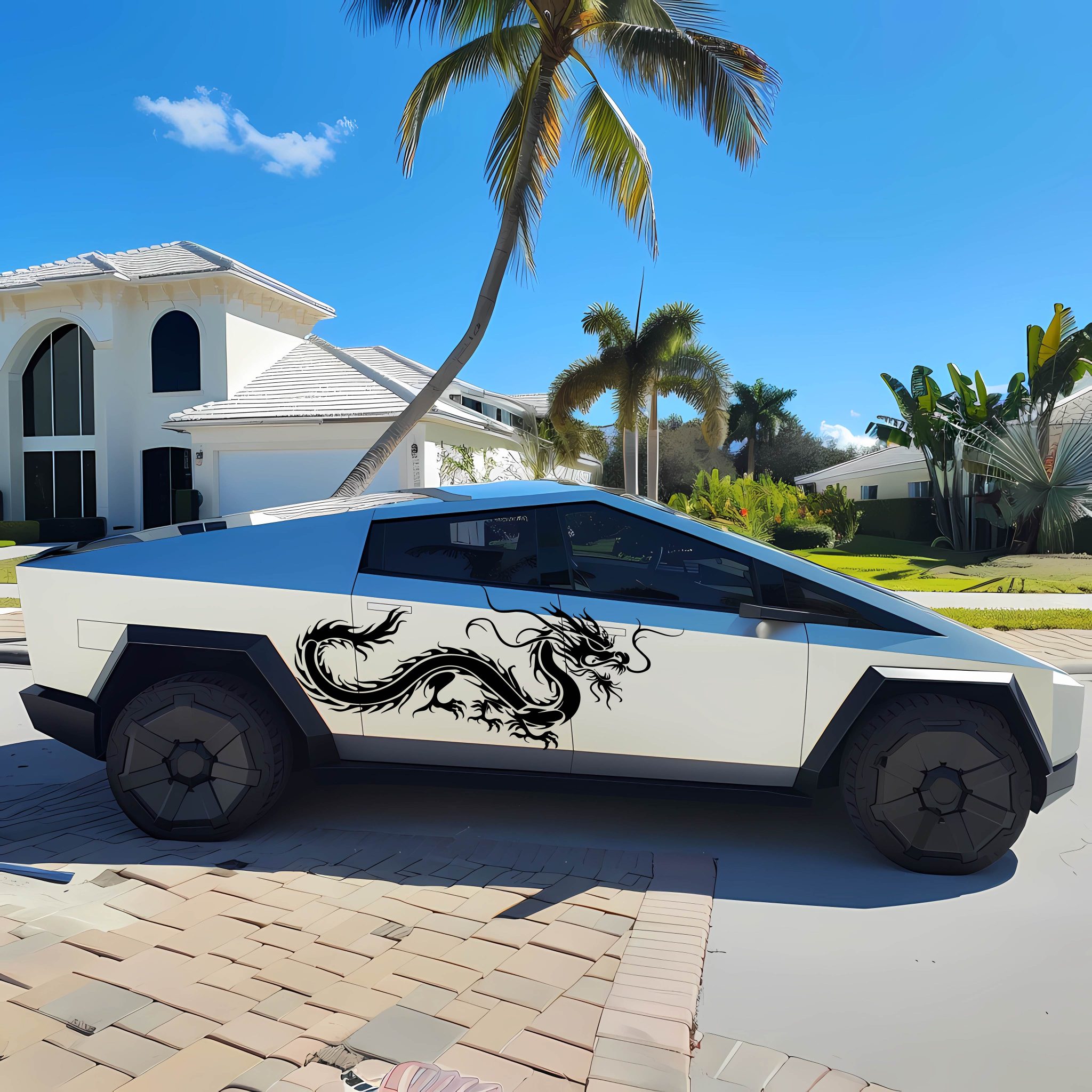 Dragon Decal, Huge Car Decal, JDM, Cool Car Decal, Funny Decal ...