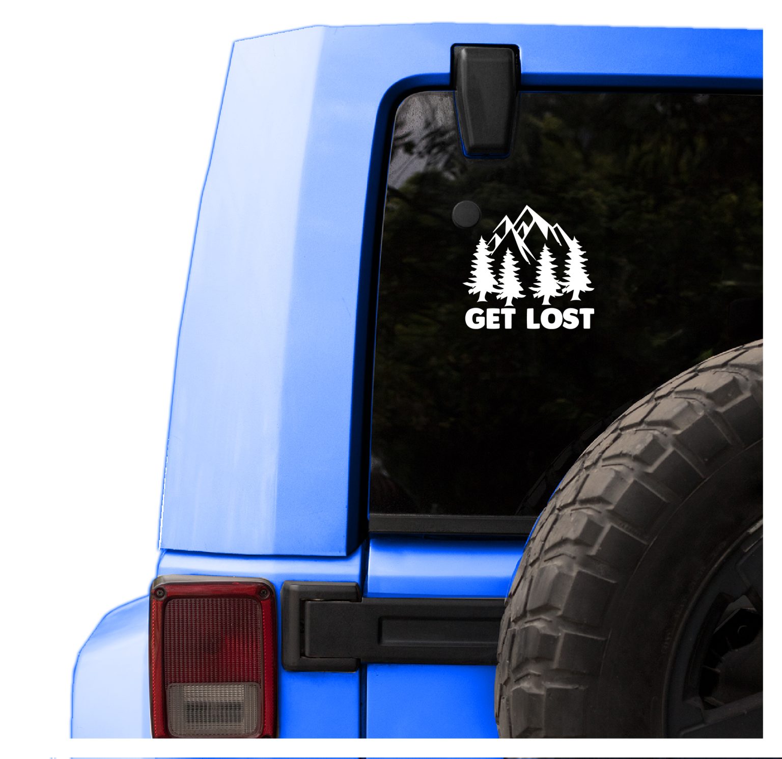 Get Lost car decal, funny sticker - Forged N Fast