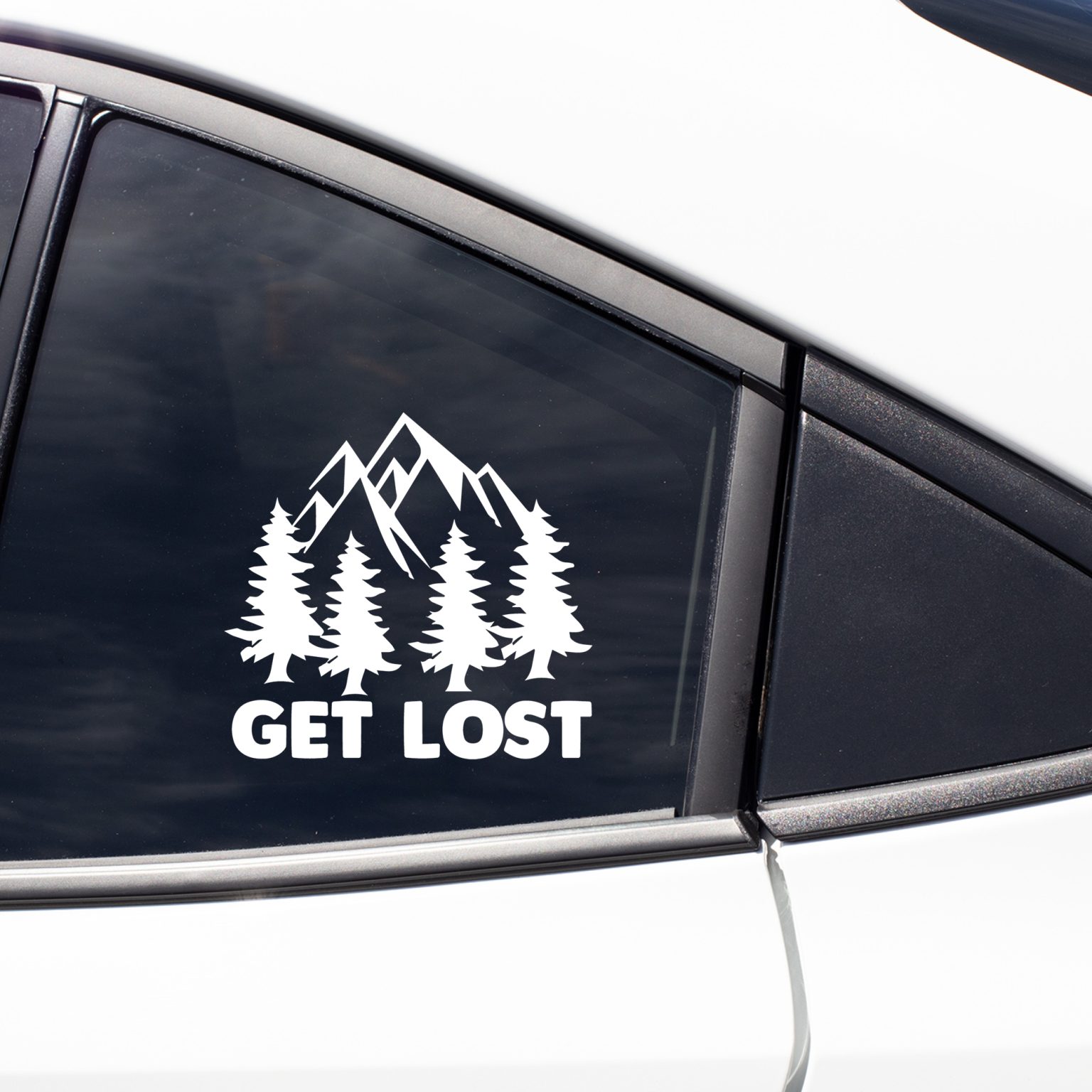Get Lost car decal, funny sticker - Forged N Fast
